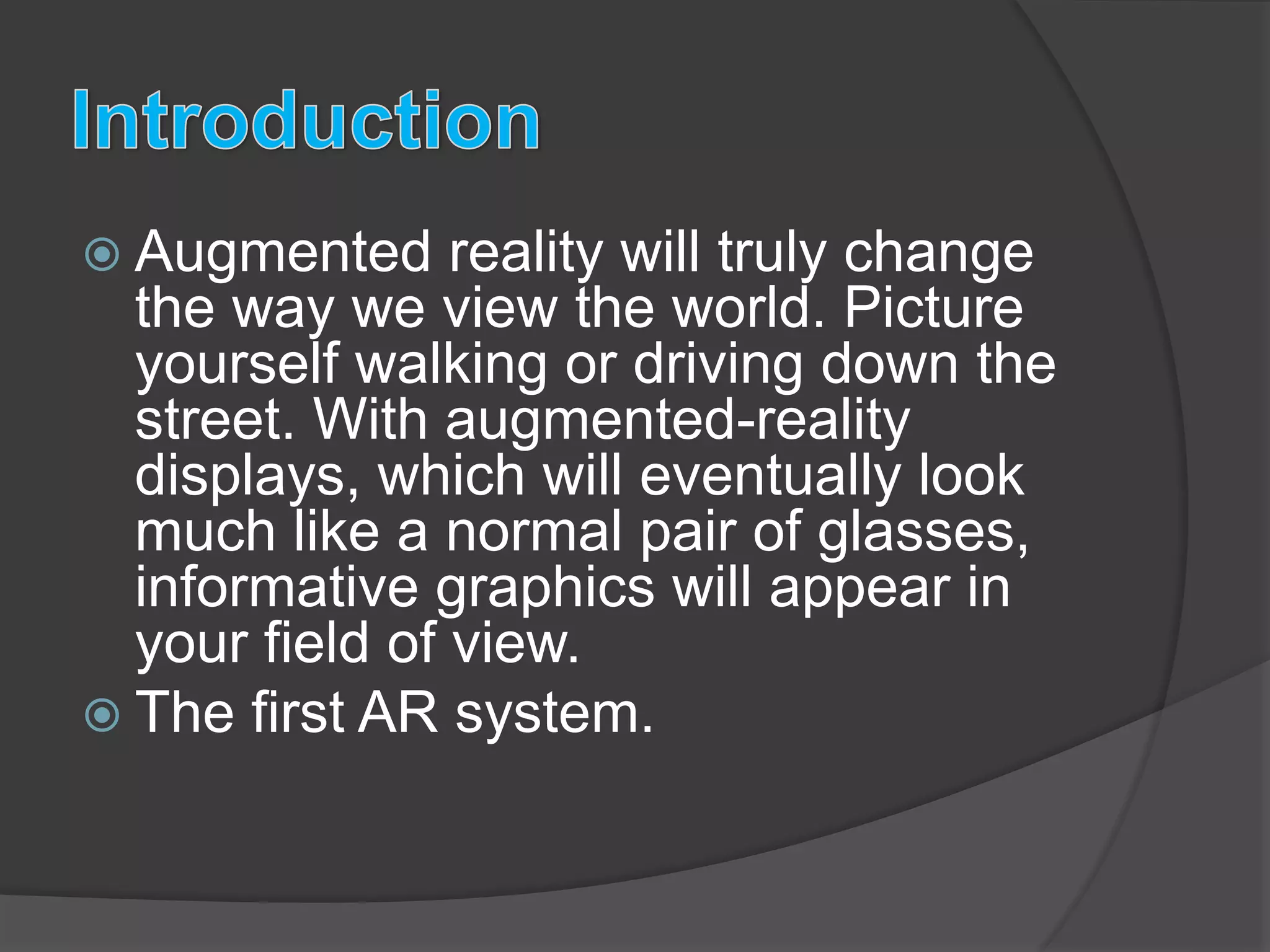 Argumented Reality. | PPTX