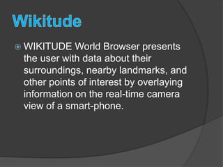 Argumented Reality. | PPTX | Augmented Reality | Technology & Computing