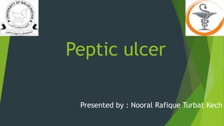 peptic ulcer .... | PPT