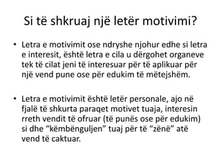 Letra Motivuese | PPTX