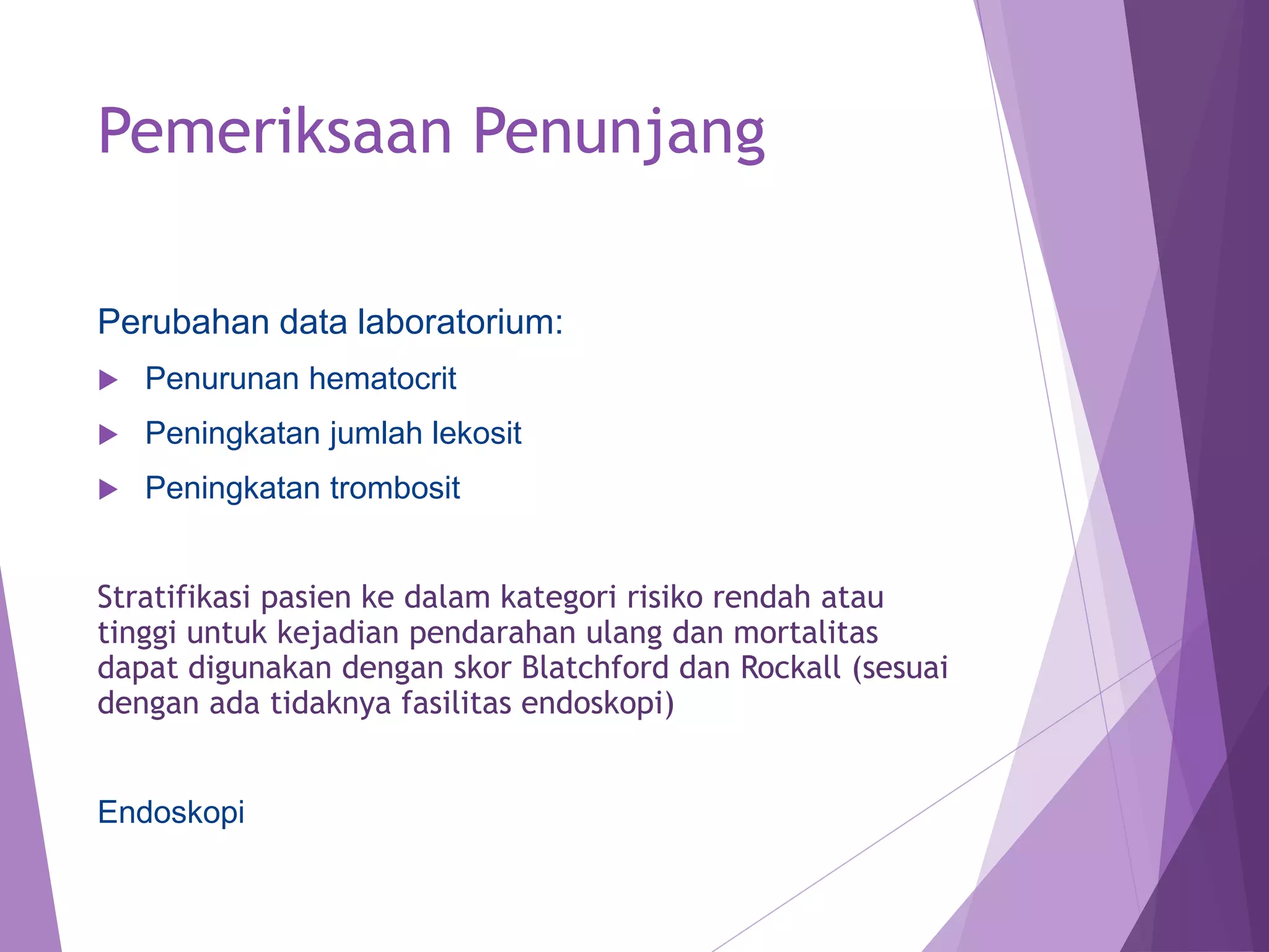 Perdarahan Saluran Cerna | PPTX