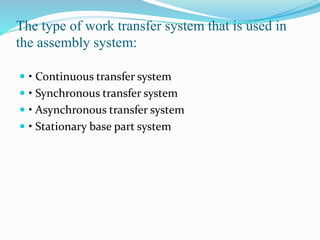 Automated Assembly Systems | PPTX