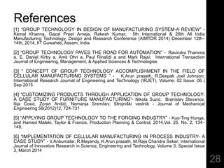 Review on GROUP TECHNOLOGY & it’s implementation | PPTX