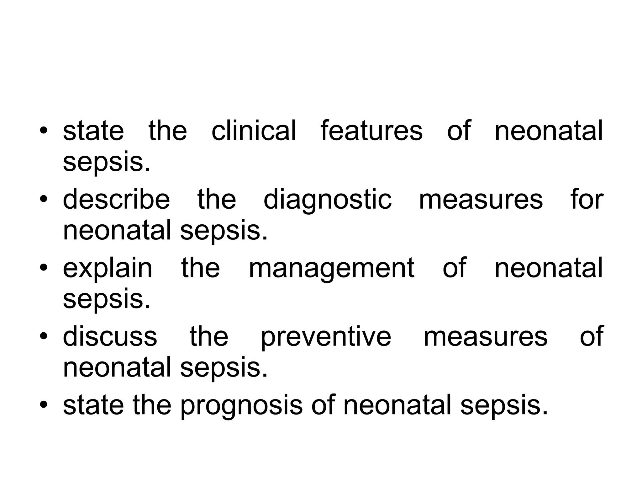 neonatal sepsis | PPTX