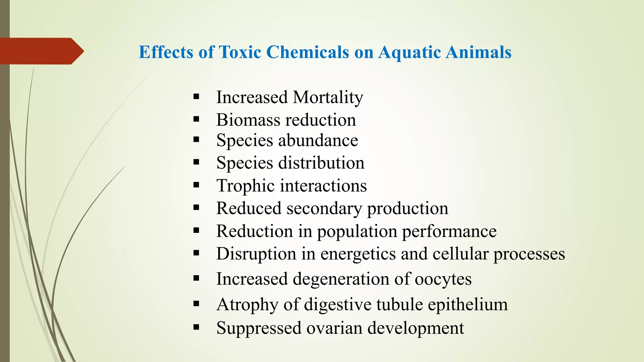 Classes of Toxic Chemicals and Their Effects | PPTX