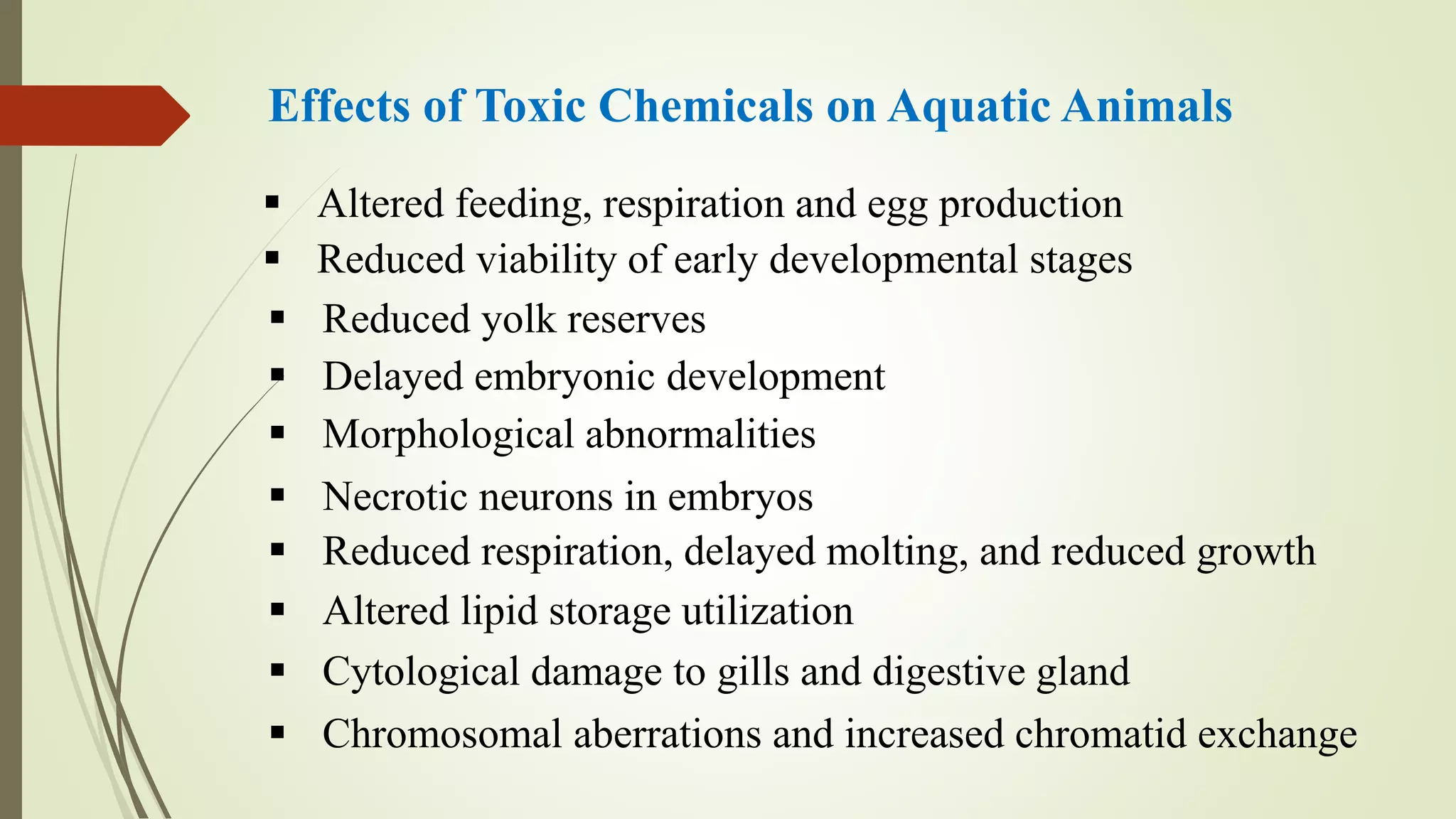 Classes of Toxic Chemicals and Their Effects | PPTX