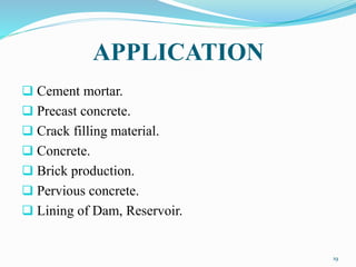 advance concrete technology | PPTX