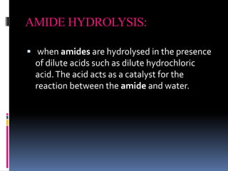 hydrolysis | PPTX
