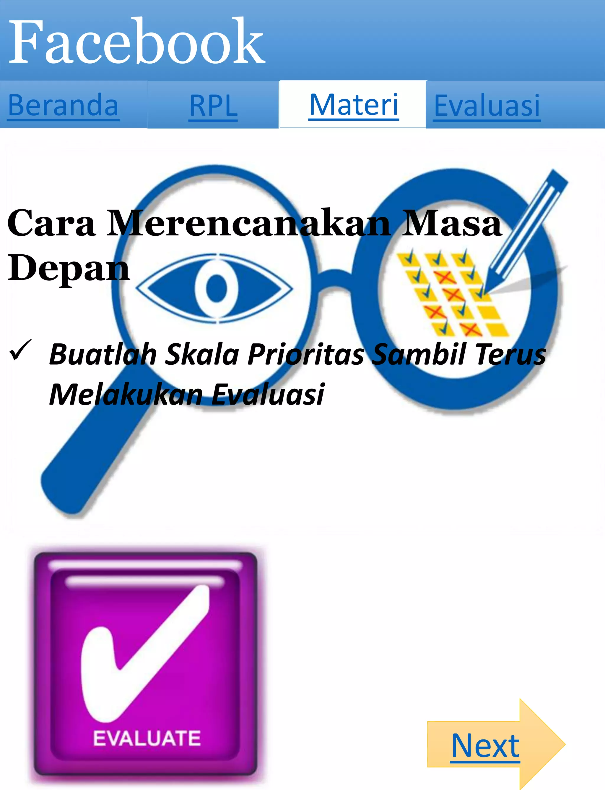 PPT Belajar merencanakan masa depan | PPTX