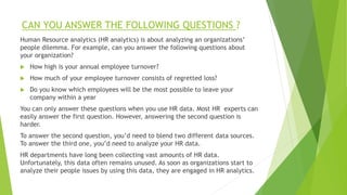 HR ANALYTICS | PPTX