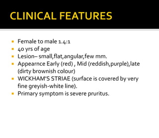 ORAL LICHEN PLANUS | PPT