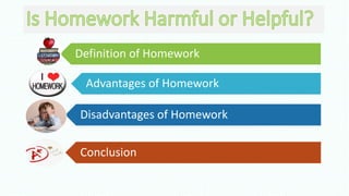 Is Homework Harmful or Helpful? | PPTX