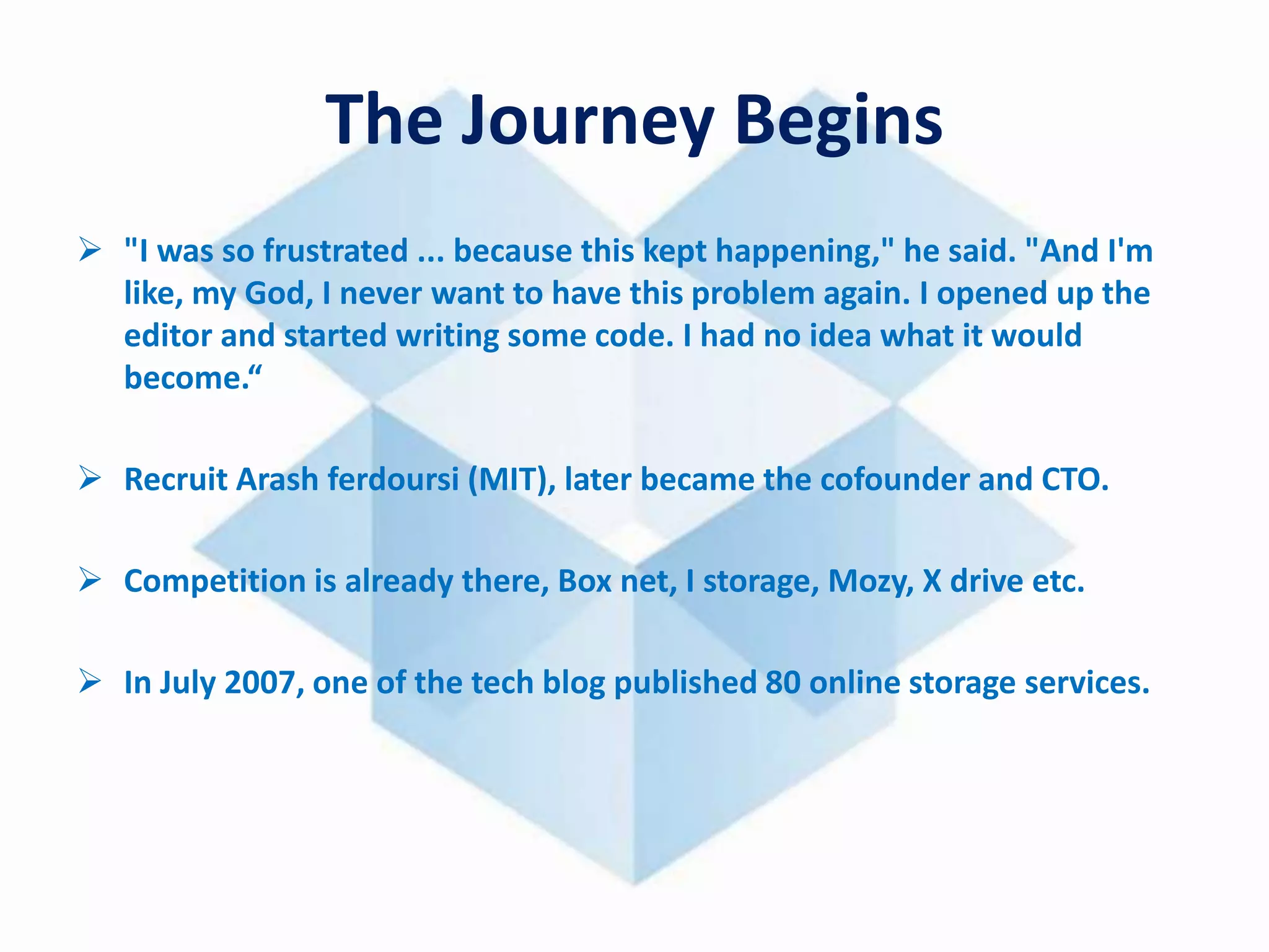 Dropbox Case Study | PPTX | Internet | Computing