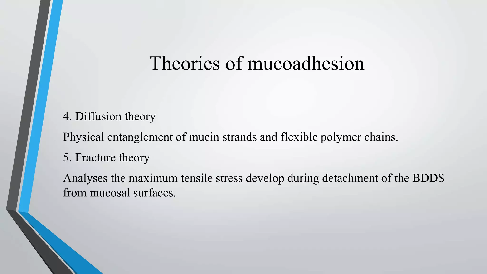 Mucoadhesive drug delivery system | PPTX