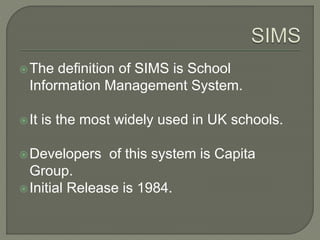 School Management Information System | PPTX