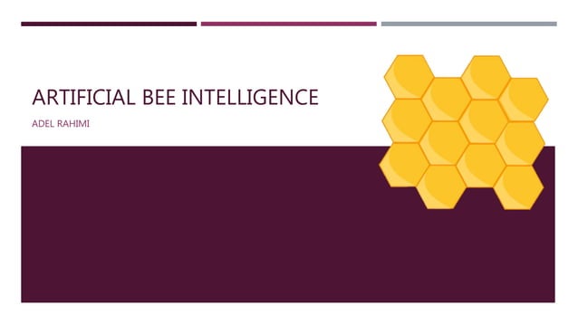 Artificial Bee Colony: An introduction | PPTX | Beekeeping | Hobbies & Interests