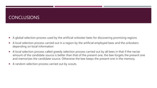 Artificial Bee Colony: An introduction | PPTX