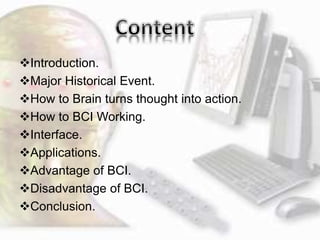 Brain Computer Interface | PPT