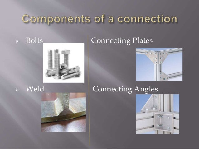 Steel connections in steel structure