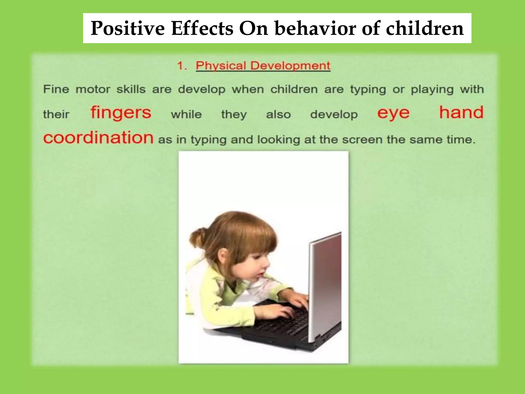 Technology Affecting the learning Behavior of Childrens | PPTX