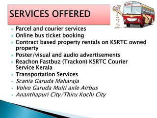 Kerala State Road Transport Corporation | PPTX