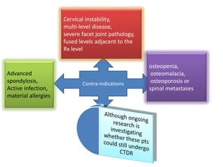 Artificial disc replacement vs ACDF | PPTX