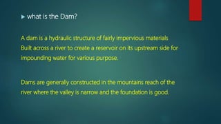 Dam | PPTX | Geology | Science