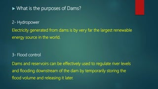 Dam | PPTX | Geology | Science