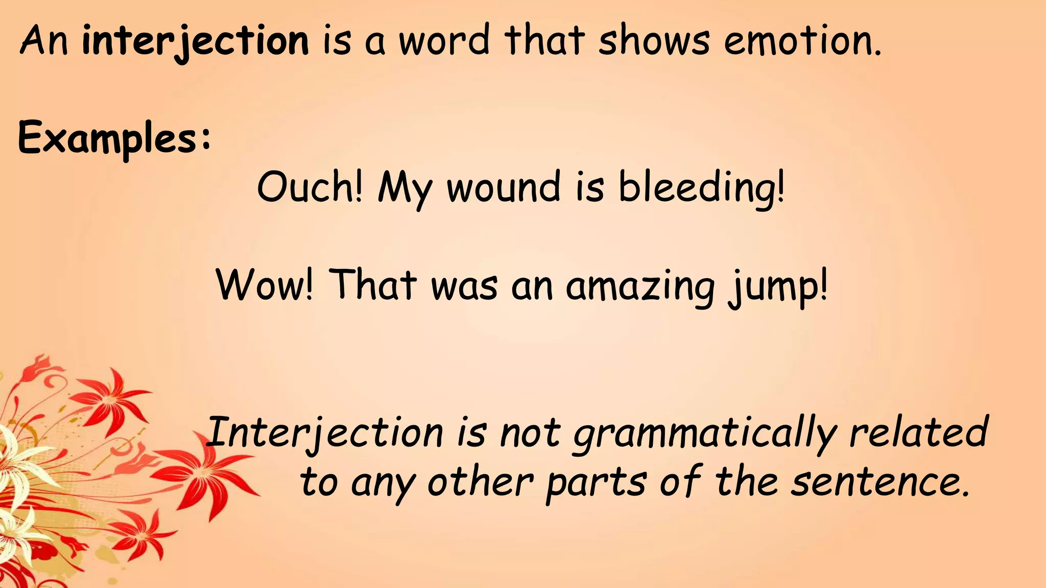 Interjections | PPTX