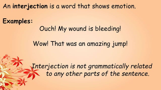 Interjections | PPTX