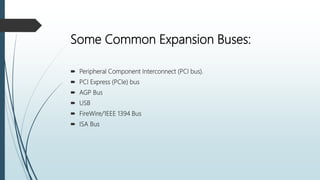 Buses And Its Types Formation | PPTX
