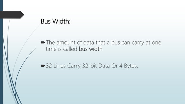 Buses And Its Types Formation | PPTX | Computer Peripherals | Computing