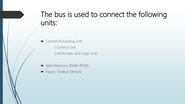 Buses And Its Types Formation | PPTX | Computer Peripherals | Computing