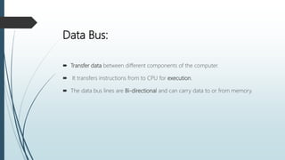 Buses And Its Types Formation | PPTX