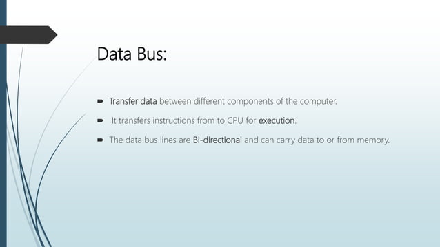 Buses And Its Types Formation | PPTX | Computer Peripherals | Computing