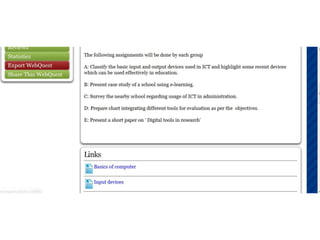 Heutagogical approach using Webquest | PPTX