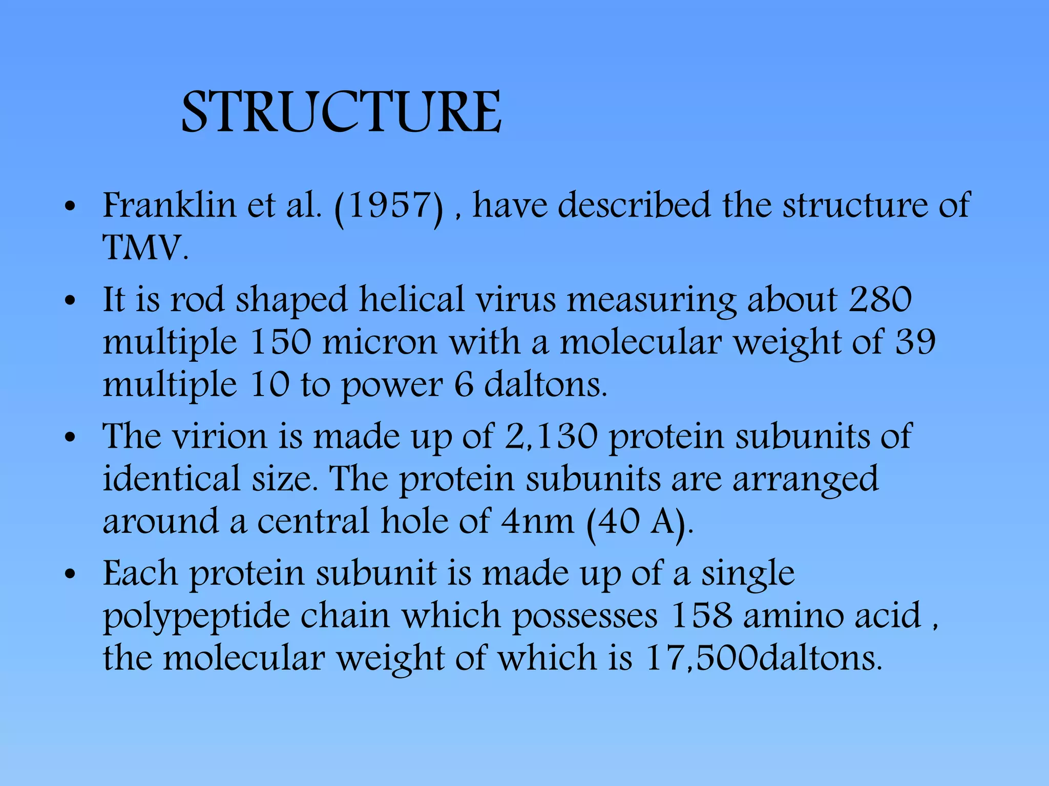 tobacco mosaic virus | PPTX