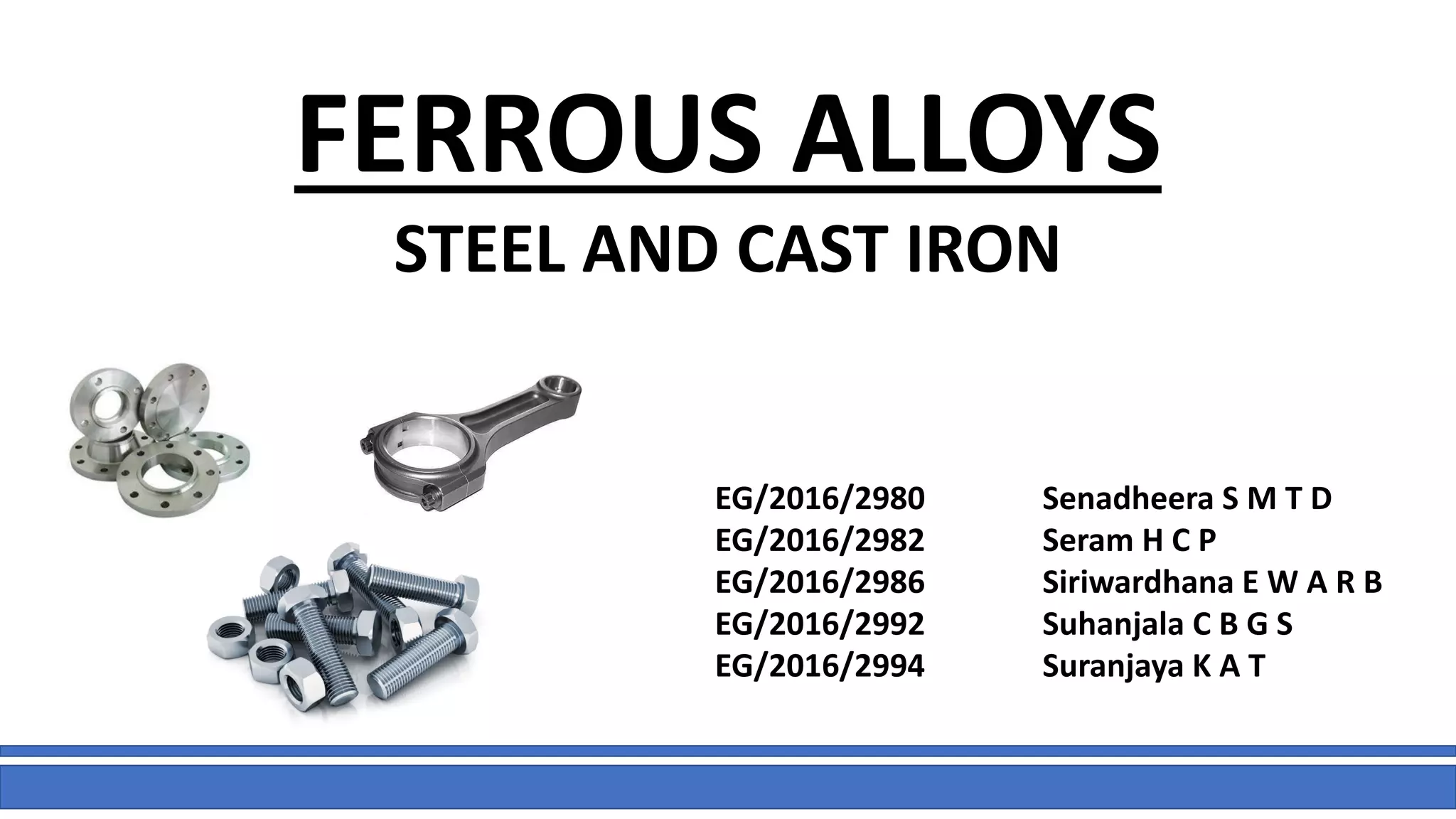 Ferrous Alloys - Steel & Cast Iron | PDF