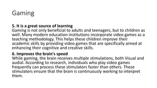 CSR Presentation | PPTX | Educational Video Games | Video Game Genres