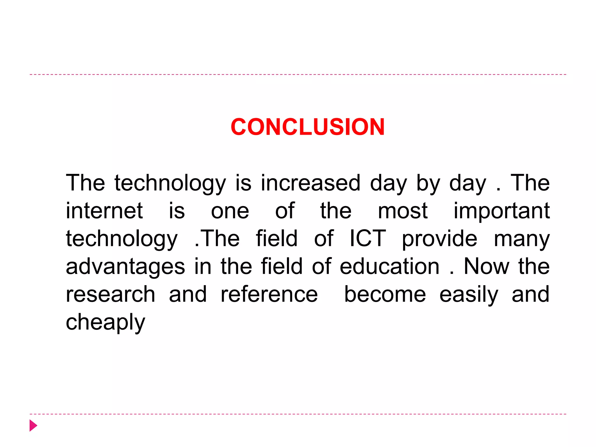 SCOPE OF ICT IN TEACHING AND LEARNING PROCESS, PUBLICATION | PPTX