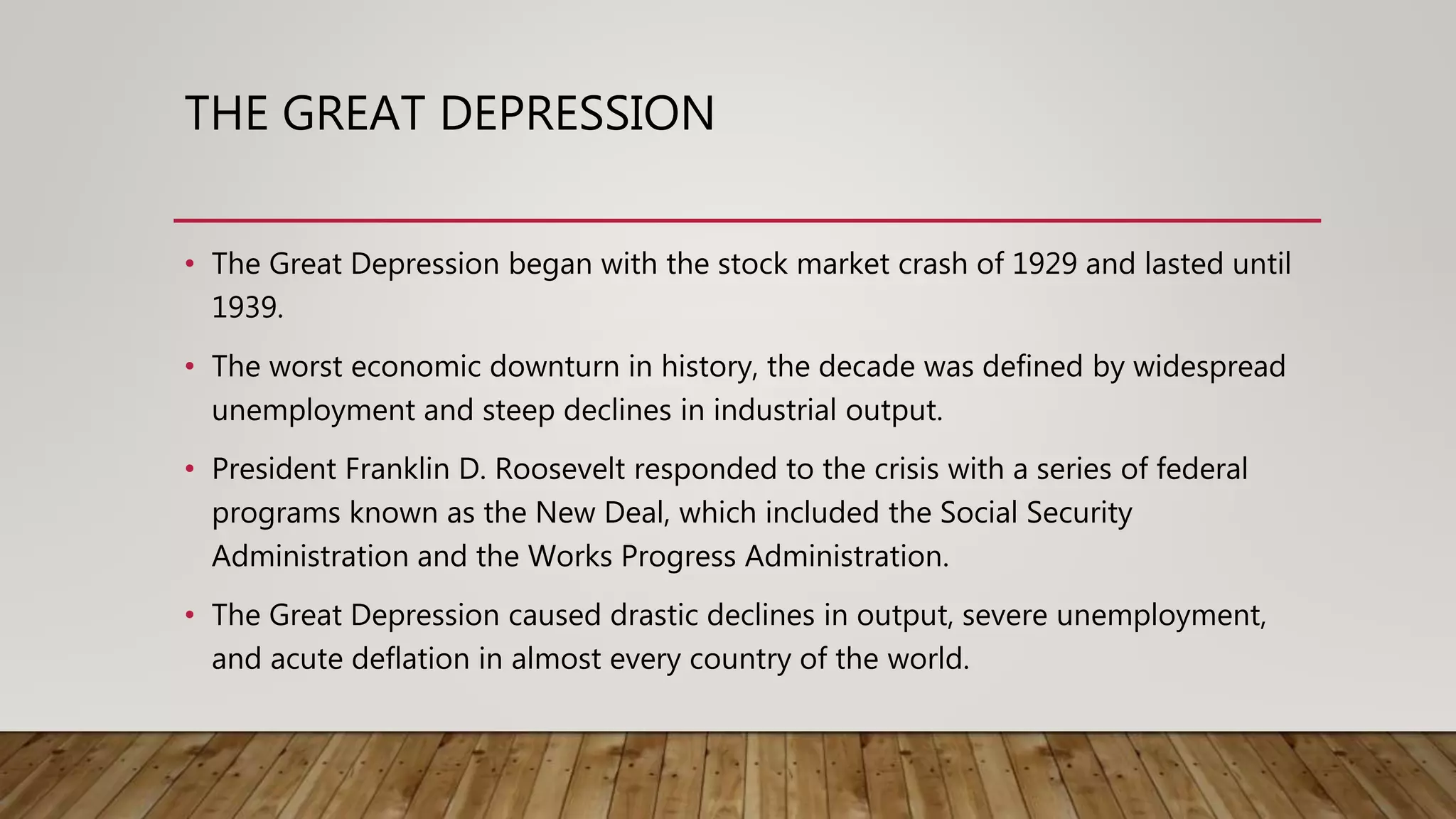 Capitalism in the US 1900 - 1940 | PPTX