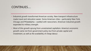 Capitalism in the US 1900 - 1940 | PPTX | Commodities | Economy