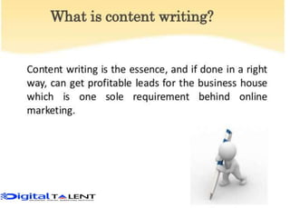 CONTENT WRITING | PPTX
