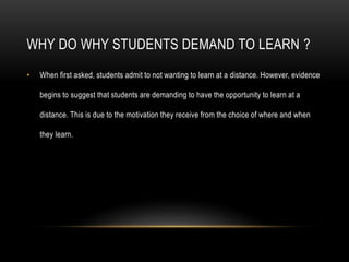 Foundation of Distance Education | PPT