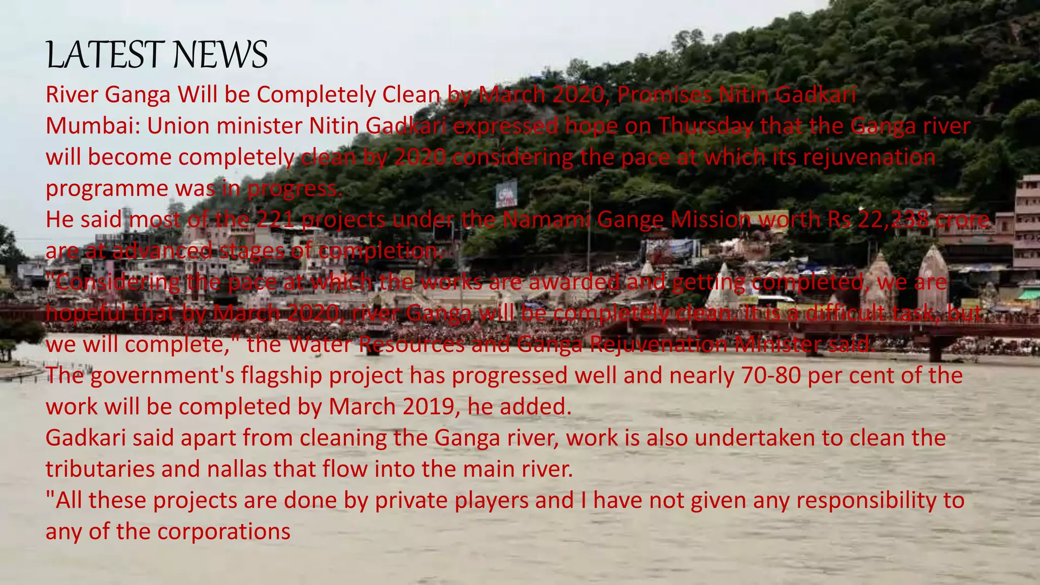 GANGA ACTION PLAN-slideshare | PPTX