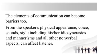 Barriers of Communication | PPTX