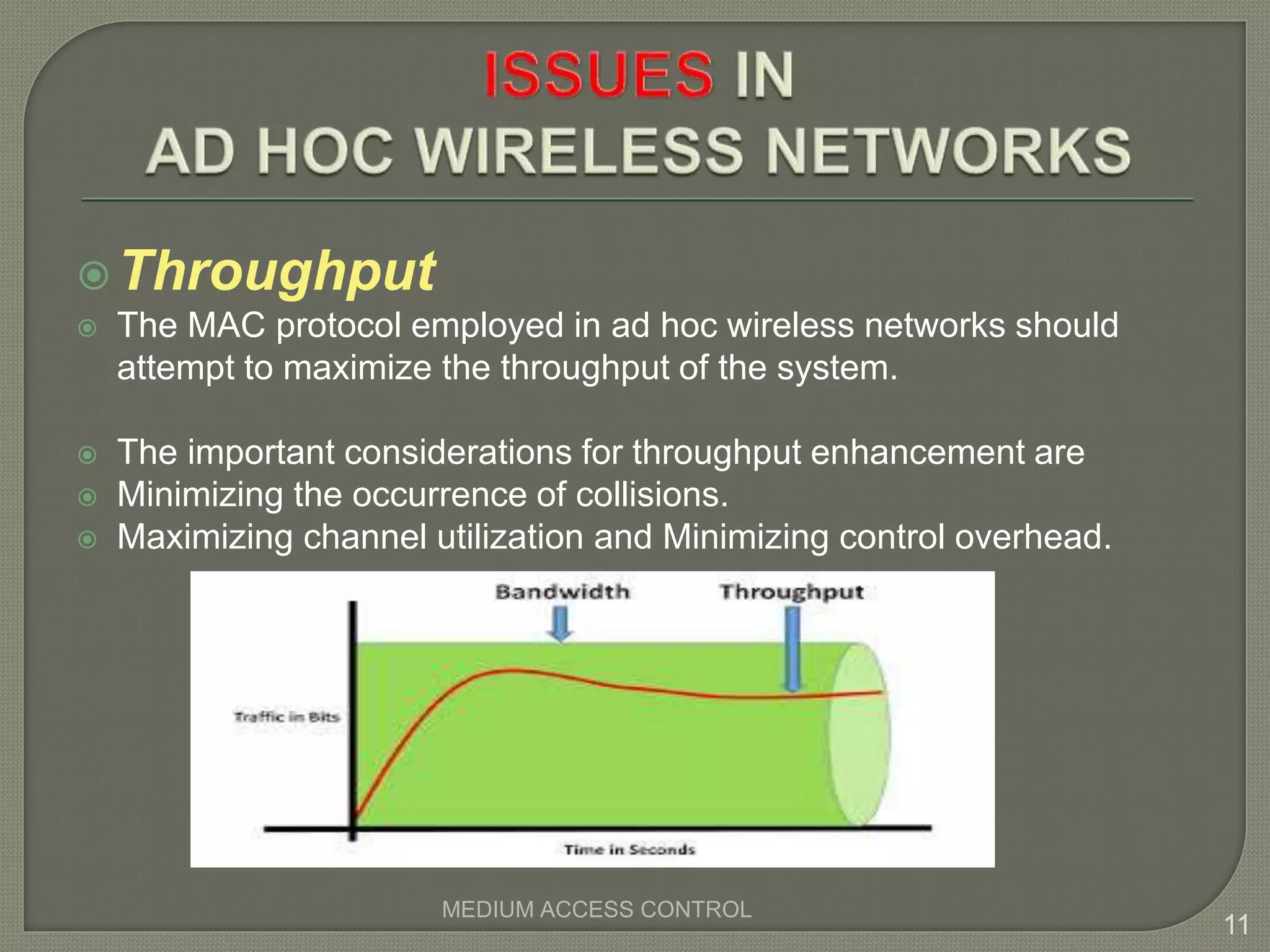 ISSUES IN AD HOC WIRELESS NETWORKS | PPTX