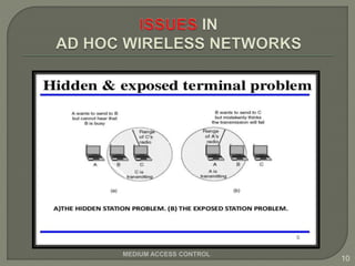 ISSUES IN AD HOC WIRELESS NETWORKS | PPTX