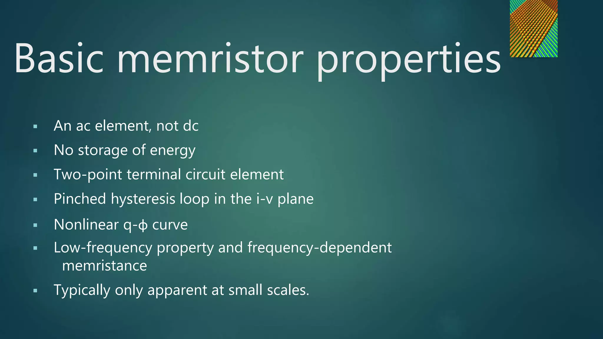 Memristor | PPTX | Physics | Science