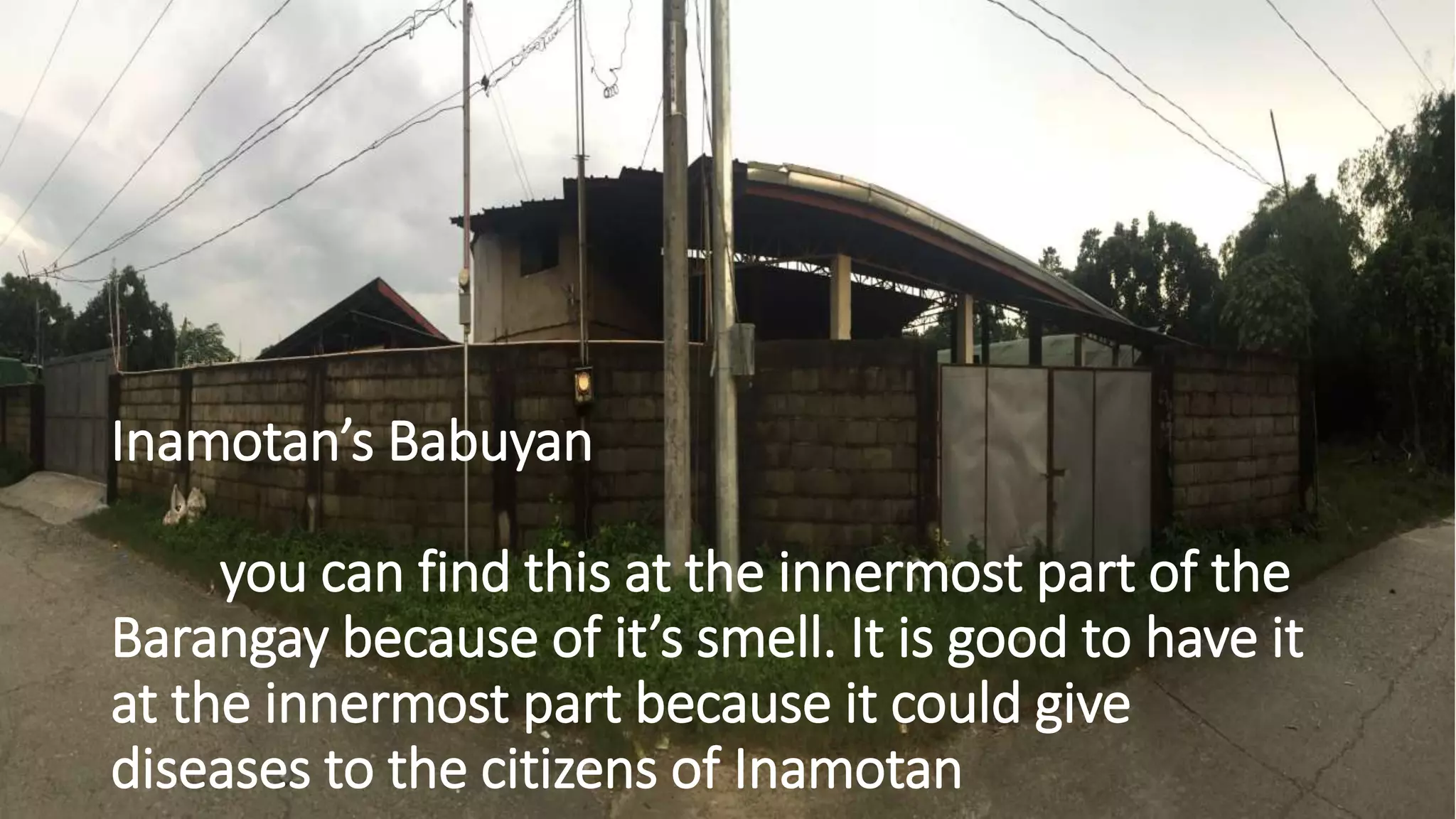 Brgy. Inamotan, Manaoag Pangasinan | PPTX
